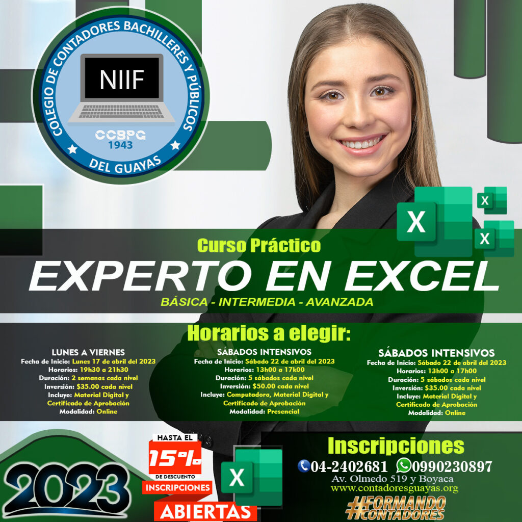 EXPERTO EN EXCEL - Colegio de Contadores